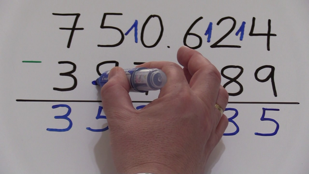 Consejos para aprender a restar llevando de forma rápida y sencilla ...