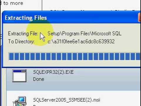 SQL Server 2005 Video Tutorial - 1 - Installing - YouTube