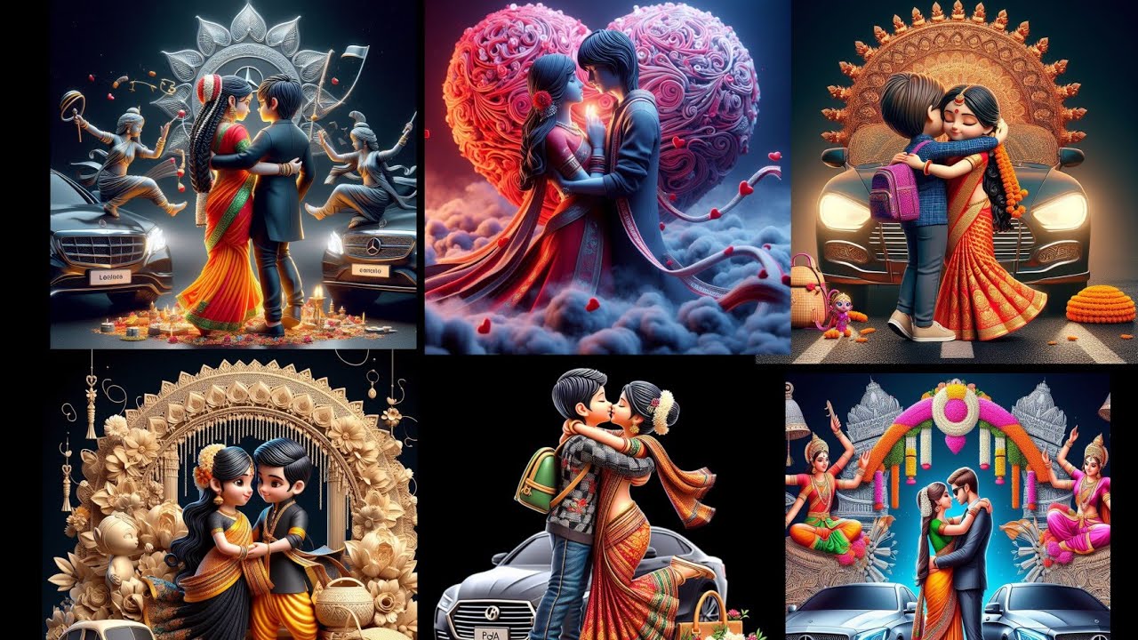 #Bing image creator # love scene images # viral# creative 3D # super ...