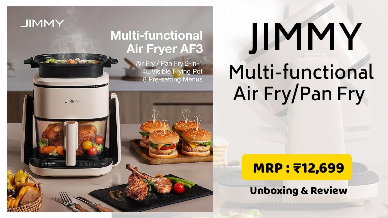 Jimmy AF3 Air Fryer | Unboxing & Review - YouTube