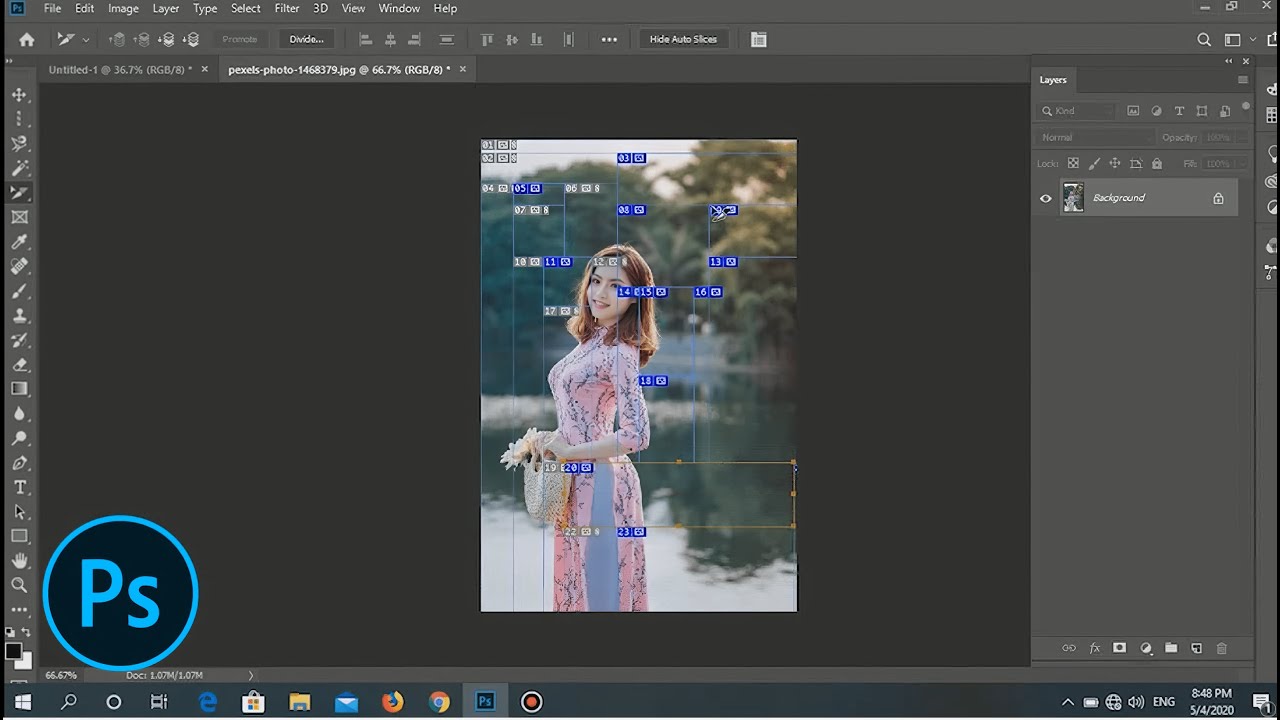 6 Crop,Perspective crop,Slice,Slice Select Tool - YouTube