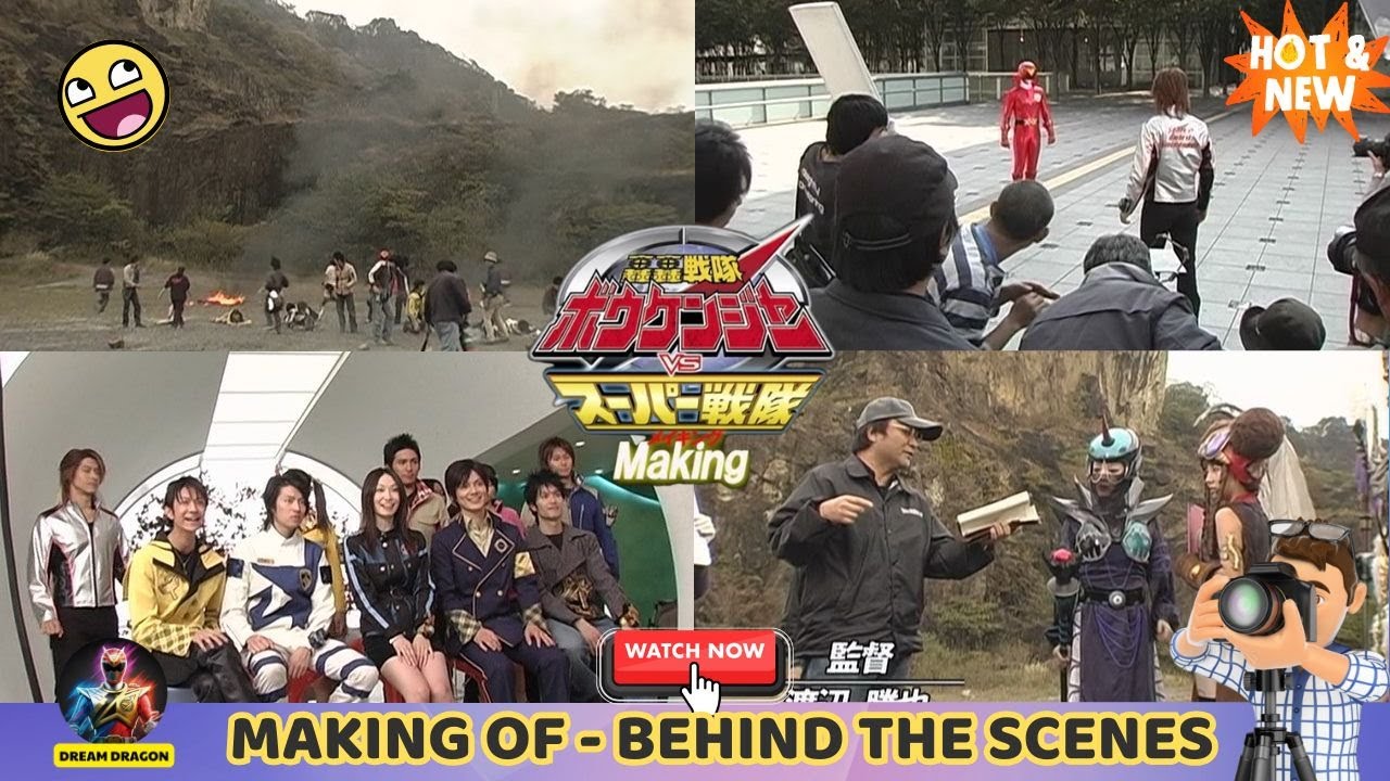 [Making Of] GoGo Sentai Boukenger vs Super Sentai | Special for Fan ...