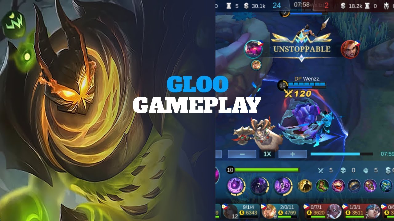 GLOO GAMEPLAY || BEST BUILD || MOBILE LEGENDS - YouTube