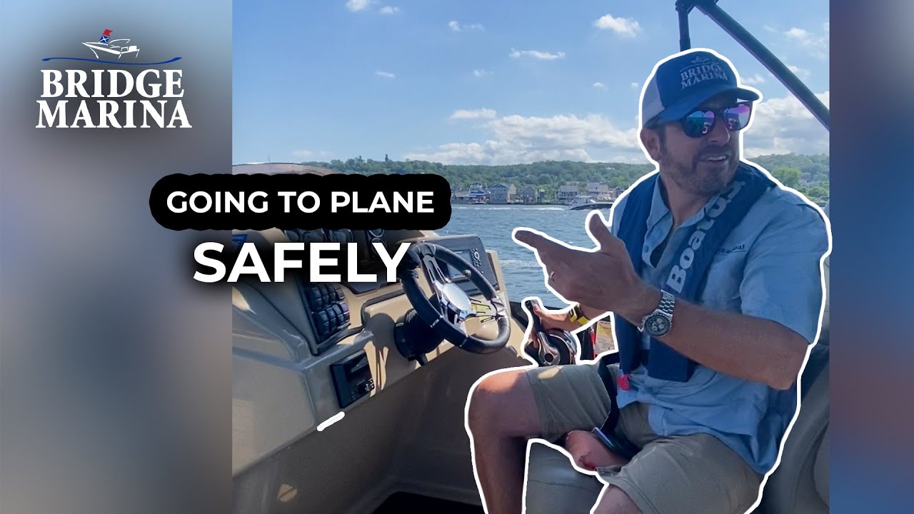 Bridge Marina Boating How-To: Going to Plane Safely #boat #howto - YouTube