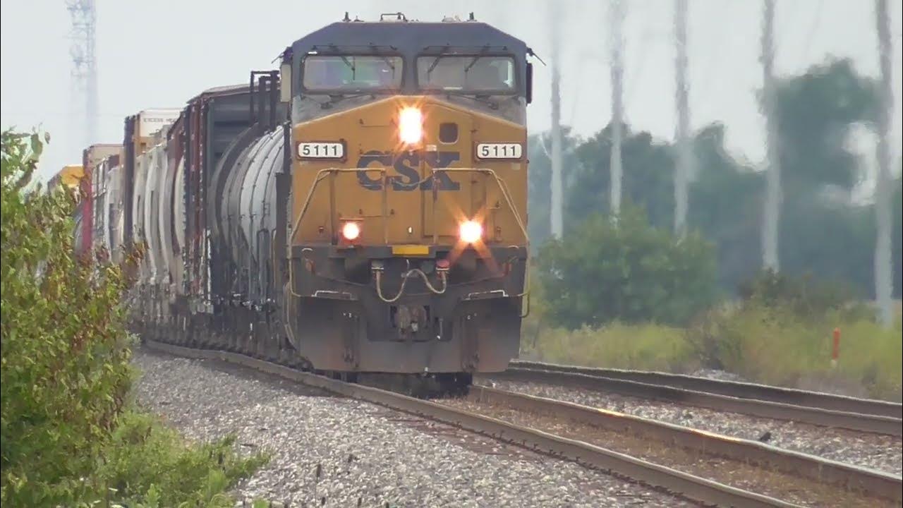 CSX Train Meet from Bascom, Ohio July 24, 2022 - YouTube