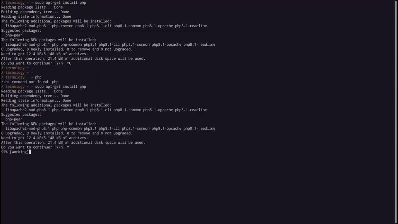 Install php 8 1 on ubuntu 22.10 - YouTube