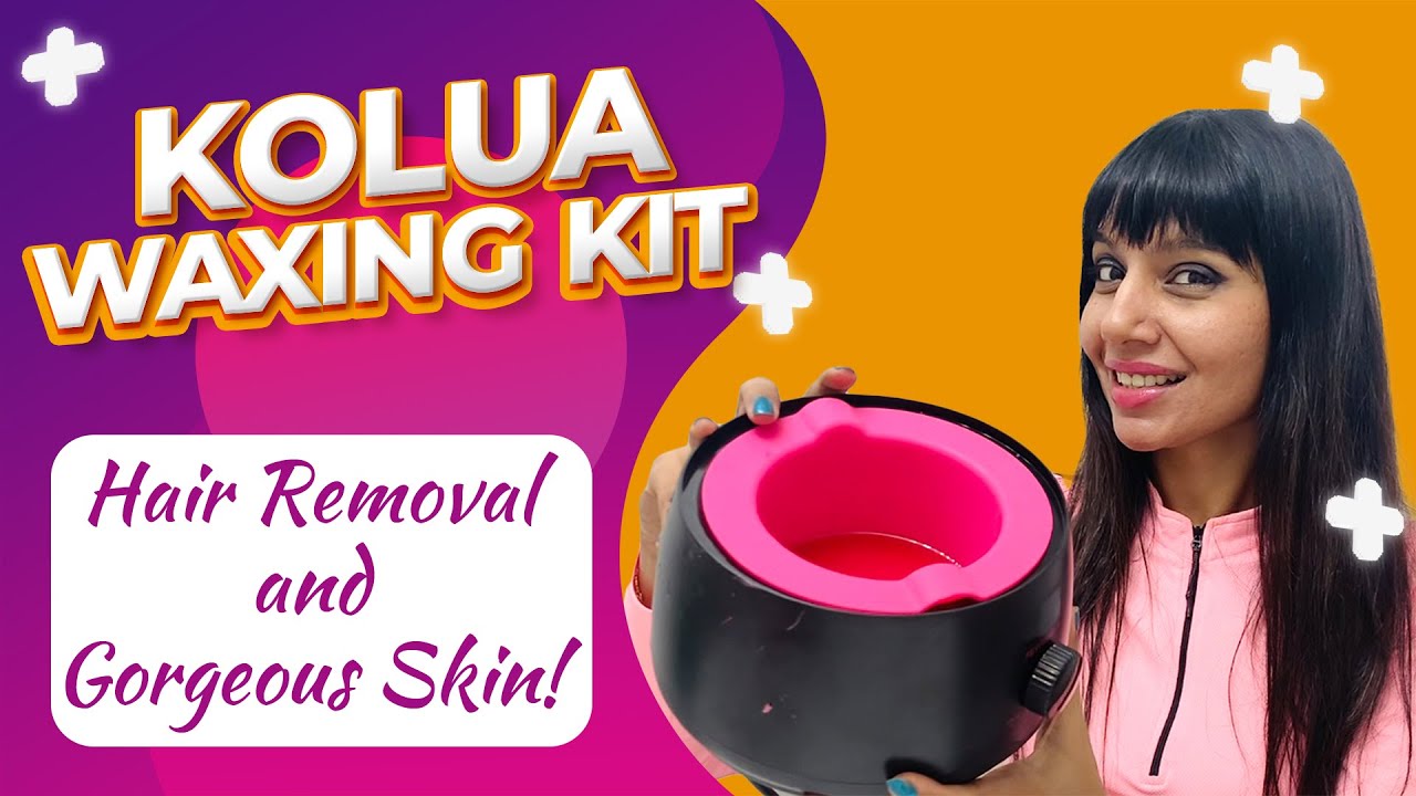 Kolua Wax Kit for beginners #waxingathome #hairremoval # ...