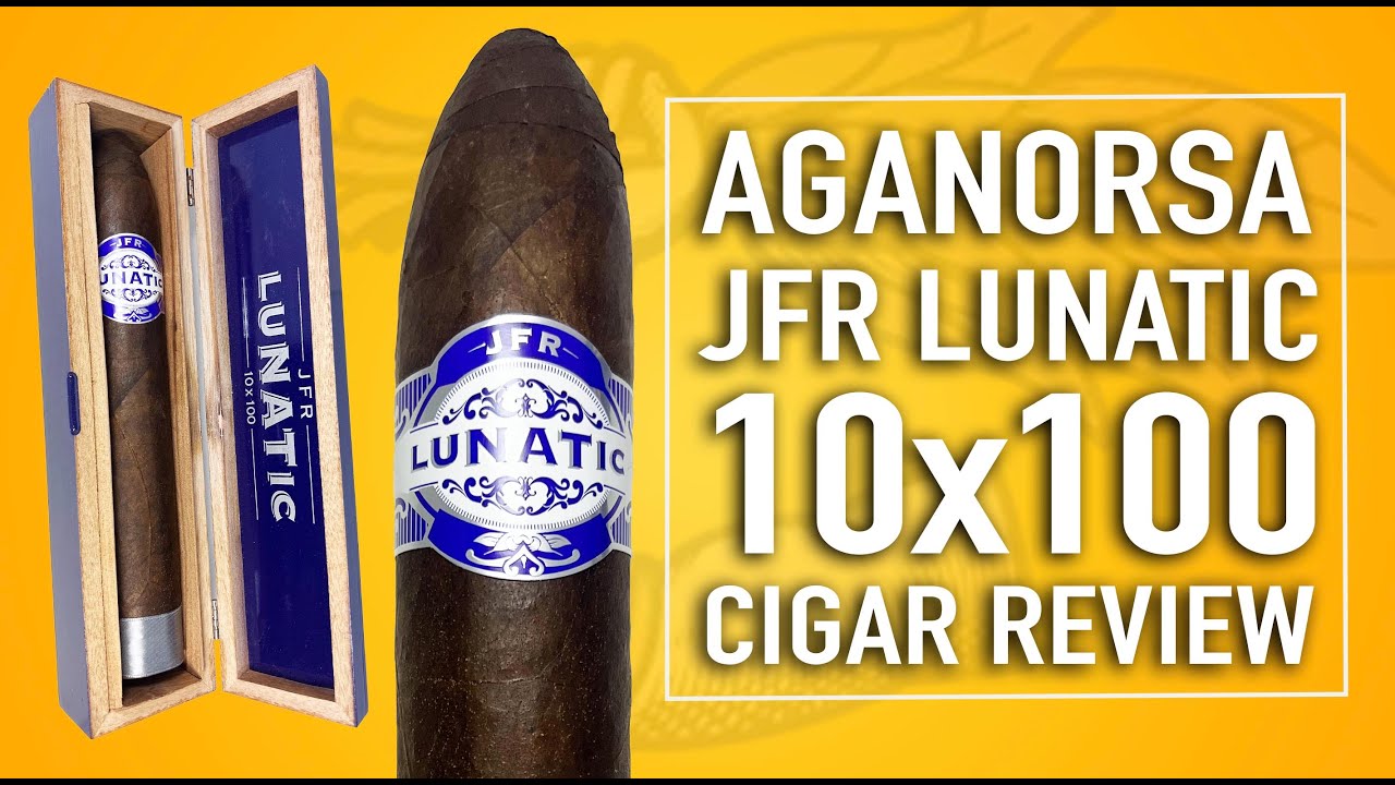 Aganorsa JFR Lunatic 10x100 Cigar Review - YouTube