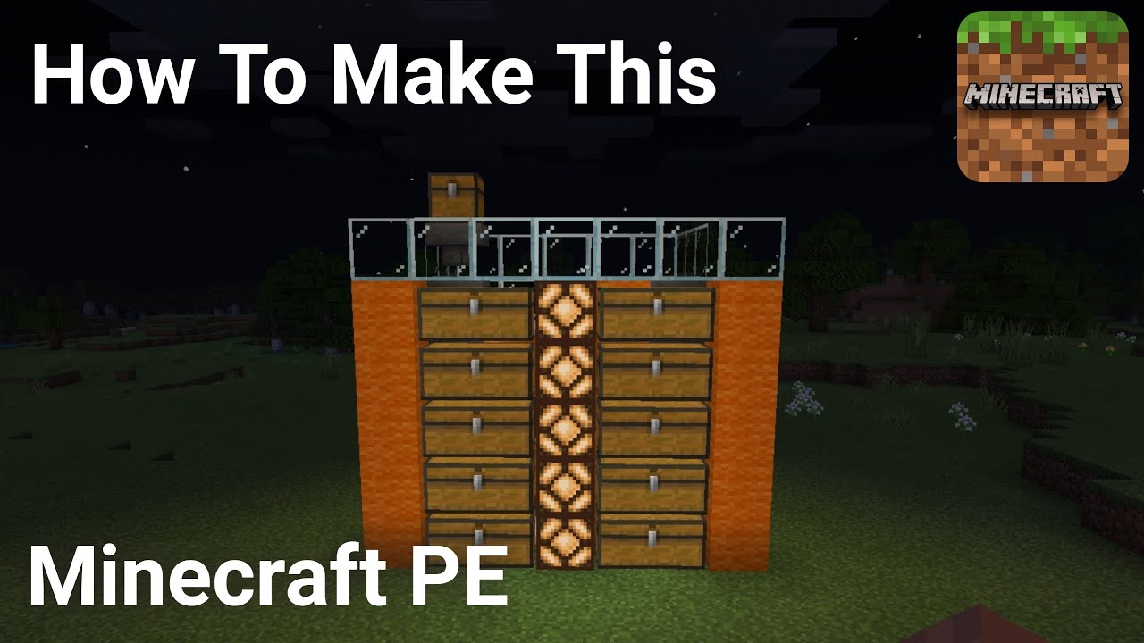 How To Make A Beautiful Redstone Machine | Minecraft Pocket Edition ...