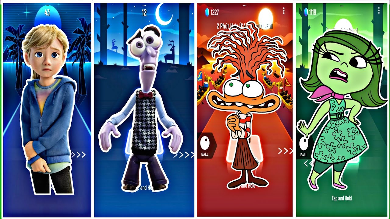 Riley VS Fear VS Anxiety VS Disgust - YouTube