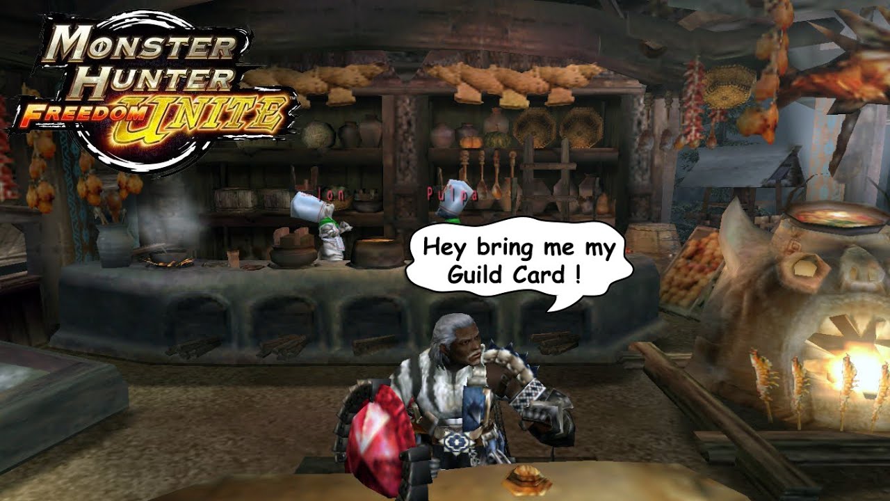 Monster Hunter Freedom Unite Guild Card - YouTube