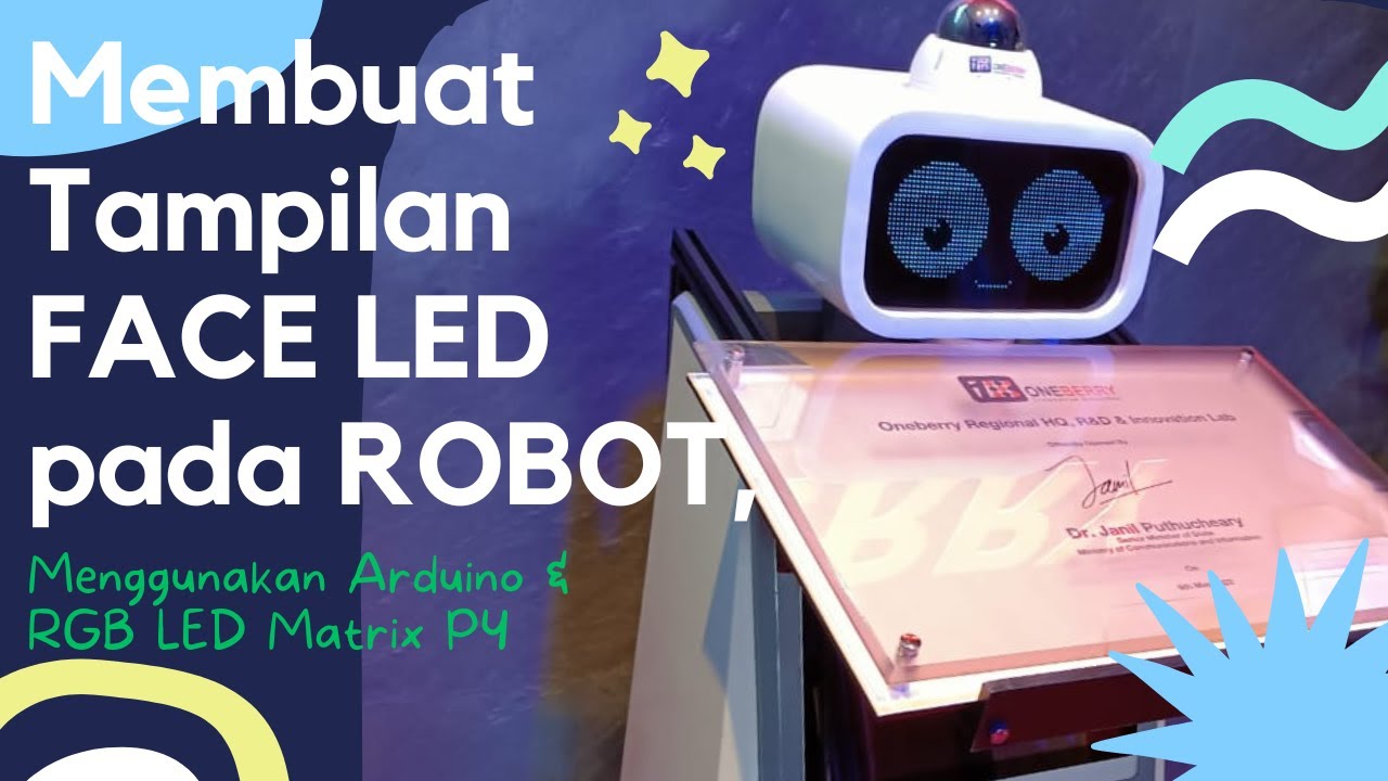 Membuat Tampilan Wajah Face LED untuk Robot menggunakan LED Matrix P4 ...