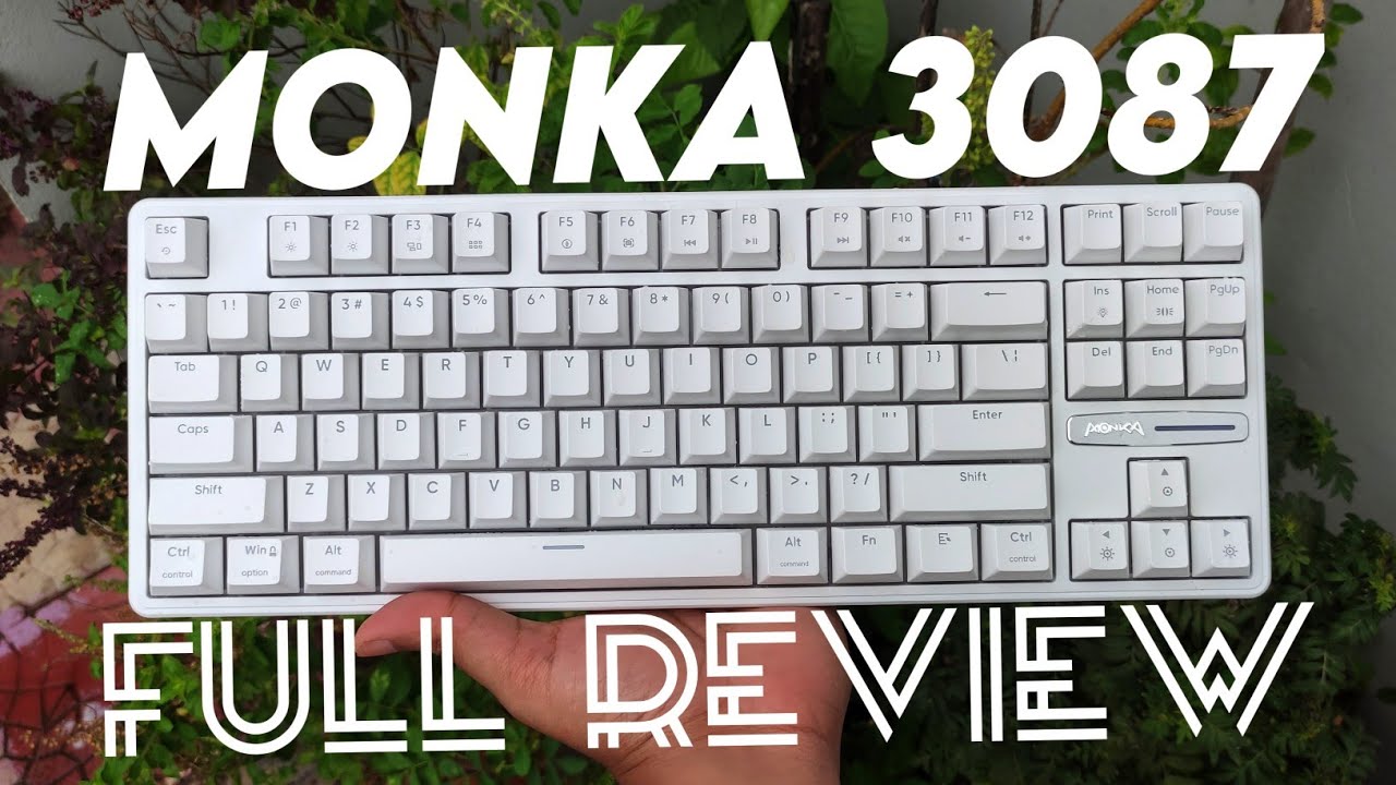 Monka 3087 Full Review - Gasket mounted Keyboard Under 3000 taka - YouTube
