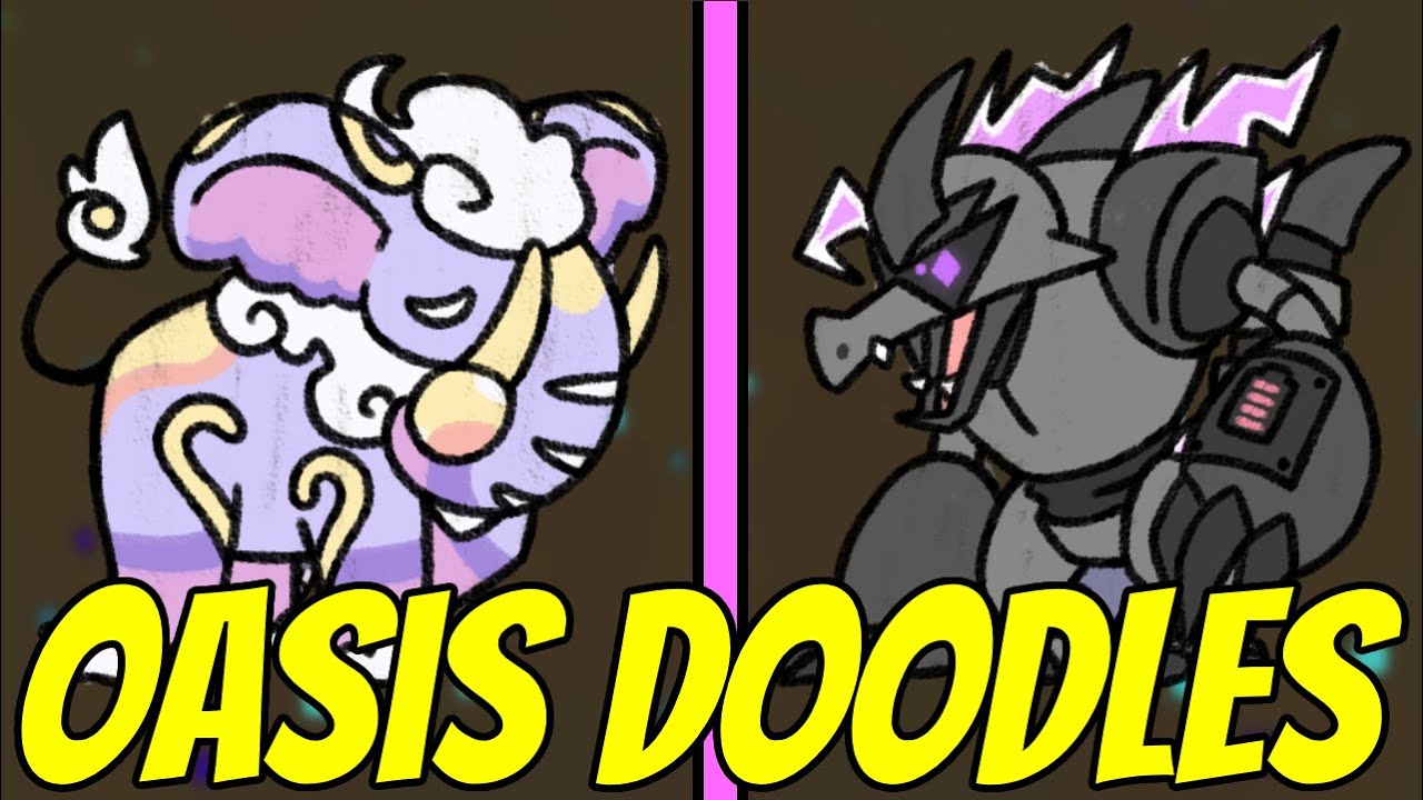 How To Get & Evolve All 5 Oasis Doodles in Doodle World - YouTube