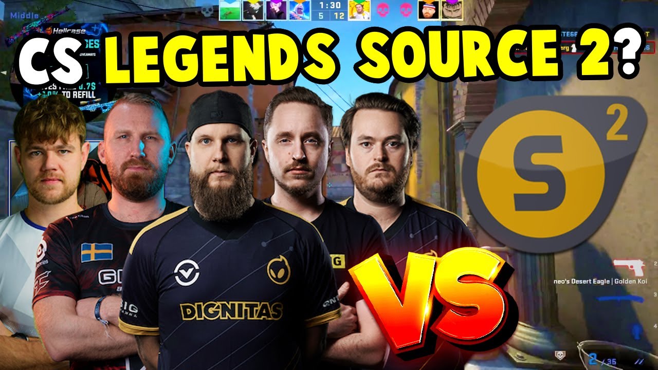 CS LEGENDS READY FOR SOURCE 2!? 🔥 BOOMERDEMONS f0rest, olof, GeT_RiGhT ...