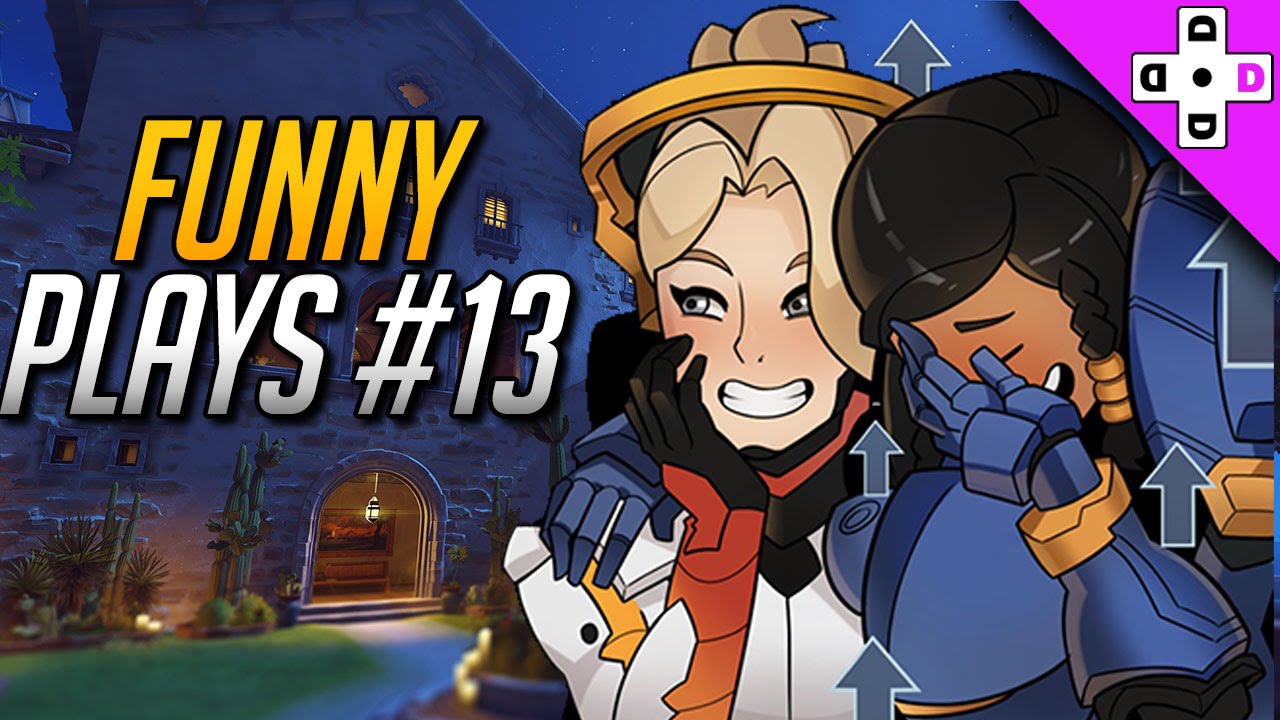 Funny Plays #13 - Reinhardt Knocked in Orbit! | Overwatch - YouTube