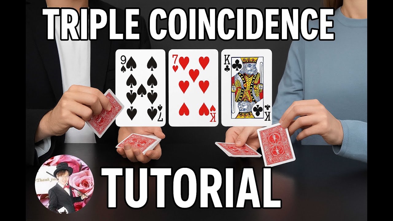 Triple Coincidence Card Trick Tutorial | Learn John Scarne's Impossible Card Exchange - YouTube