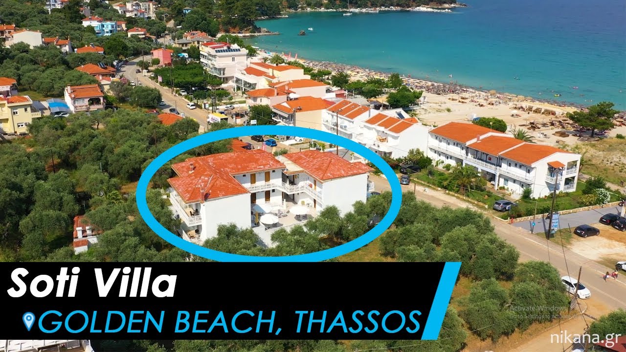 Soti Villa, Golden Beach - Thassos - YouTube