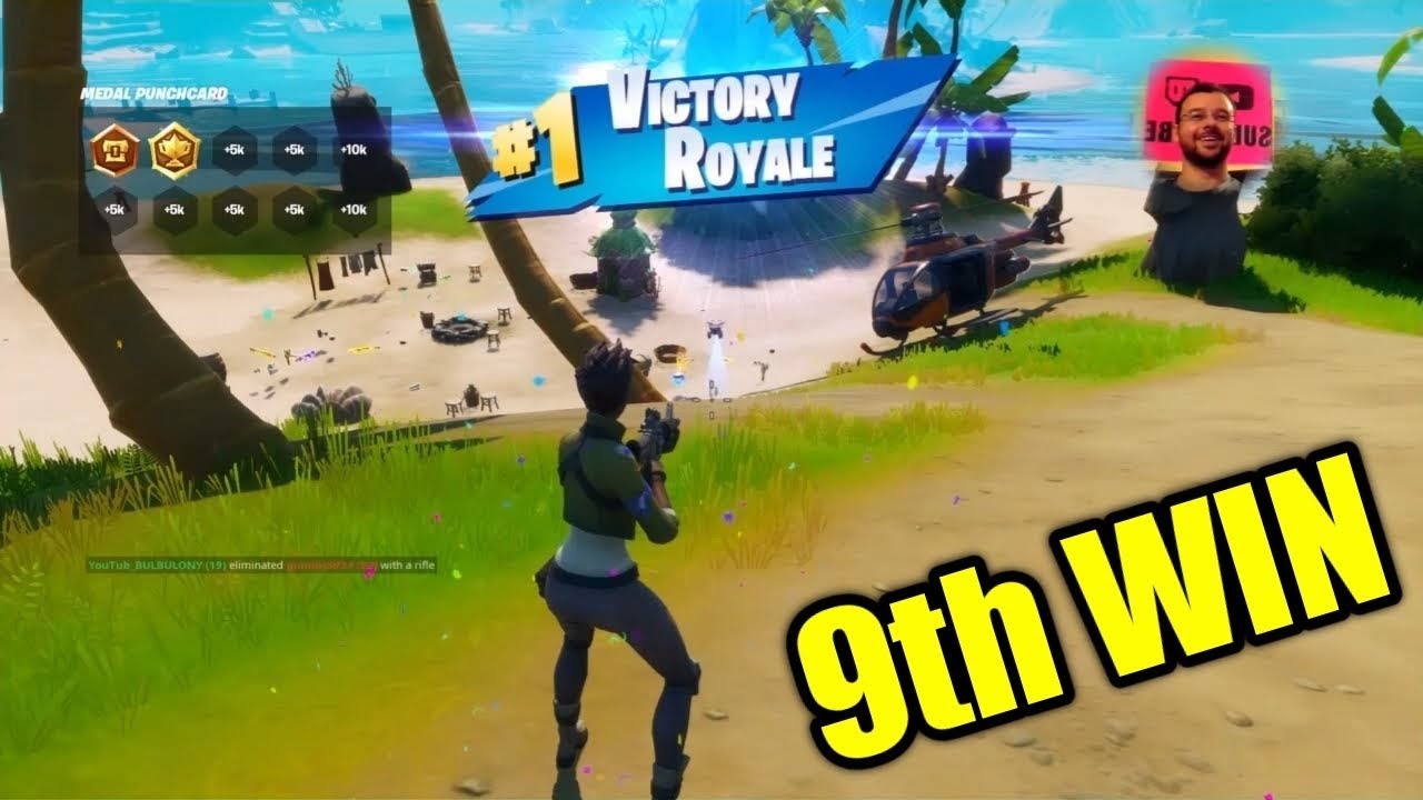 9th WIN FORTNITE BATTLE ROYAL SOLO VICTORY ROYAL - YouTube