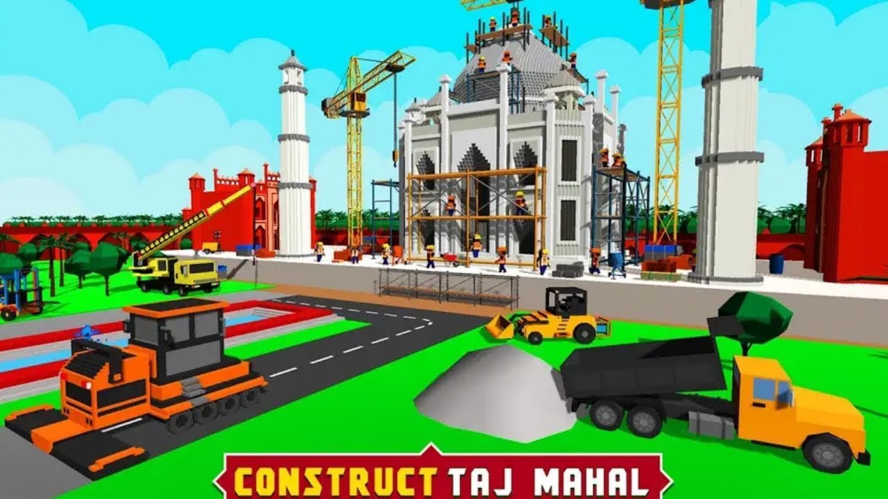 Taj Mahal Construction Games || DroidGamingTV - YouTube