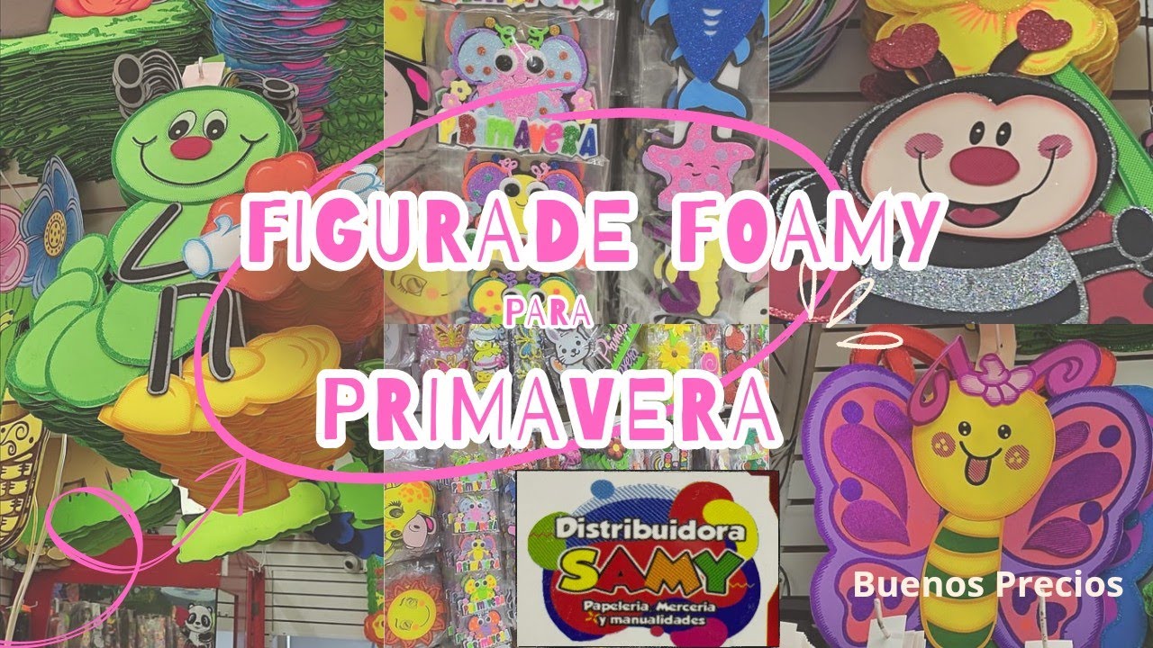 EXTENSO SURTIDO en FIGURAS de FOAMY, FIGURAS de FOMY para PRIMAVERA ...