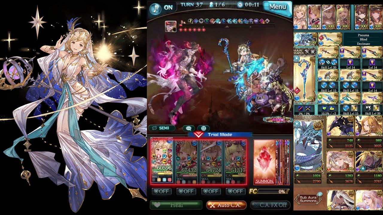 [Granblue Fantasy] Belial Solo Water Magna Iatromantis / [グラブル] ベリアルHL ...