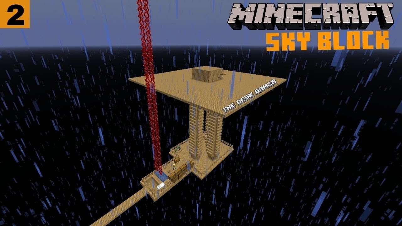 MInecraft Skyblock - NO WATER NO LAVA _Simplest Mob Farm_ Series Ep- 2 ...