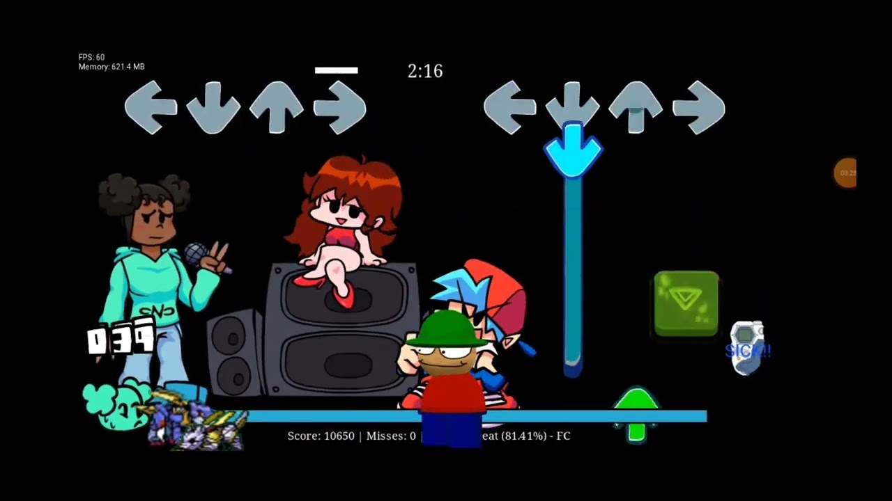 FNF Forever Funkin It's Nenaa Mod Android - YouTube