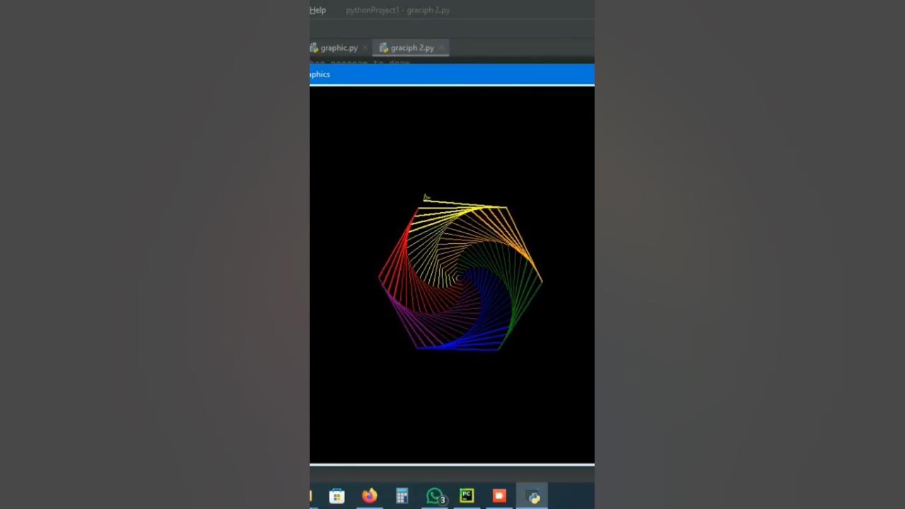 Rainbows 🌈 turtles python #ai - YouTube