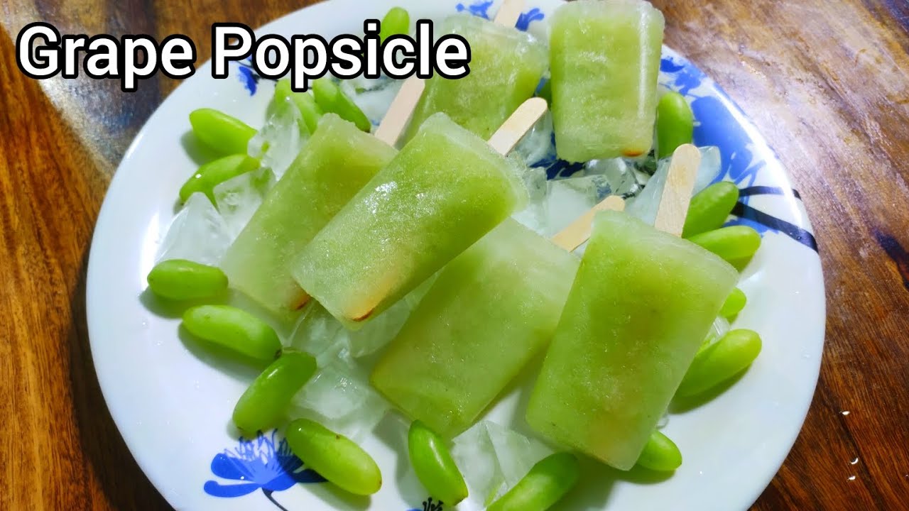 Easy and Tasty Grape Popsicles | Grape Popsicles Recipe | Fresh Fruit ...