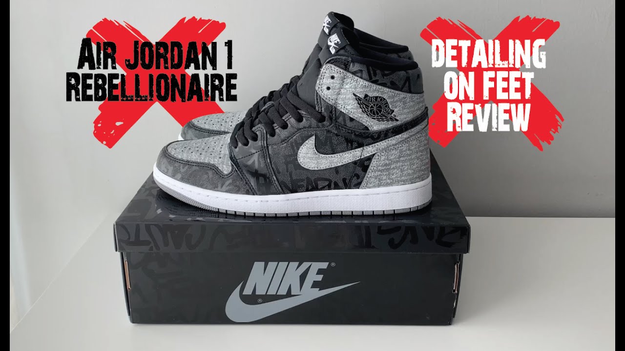 Air Jordan 1 “ Rebellionaire ” Unboxing and on feet Review - YouTube