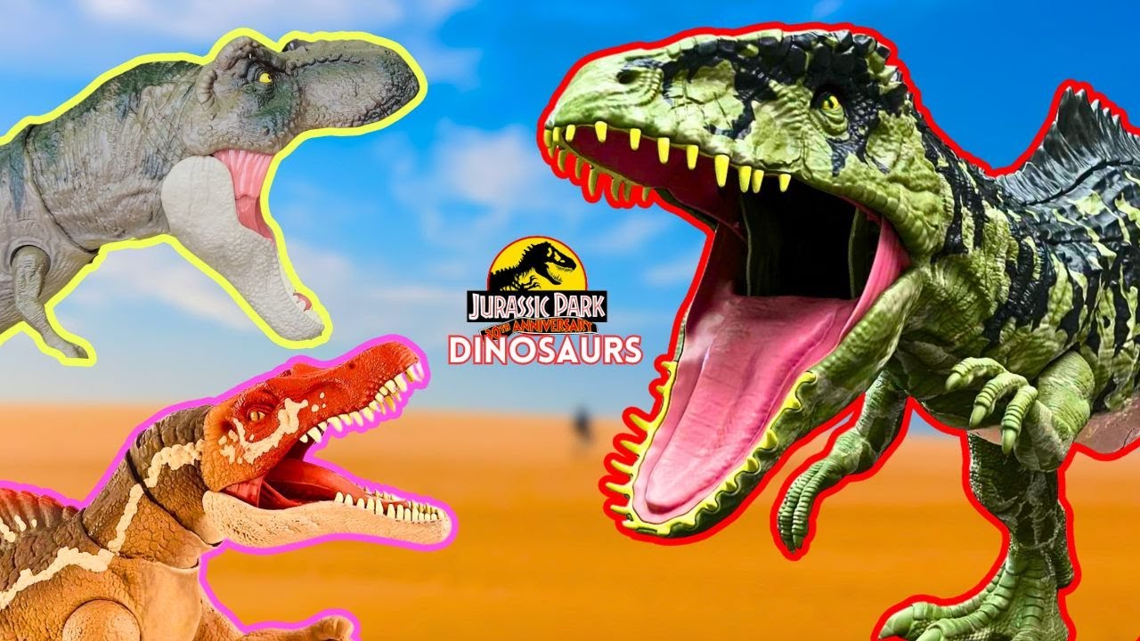 BEST Amazing Dinosaurs: T-REX, Scorpius REx, Triceratops, Dilophosaurus ...