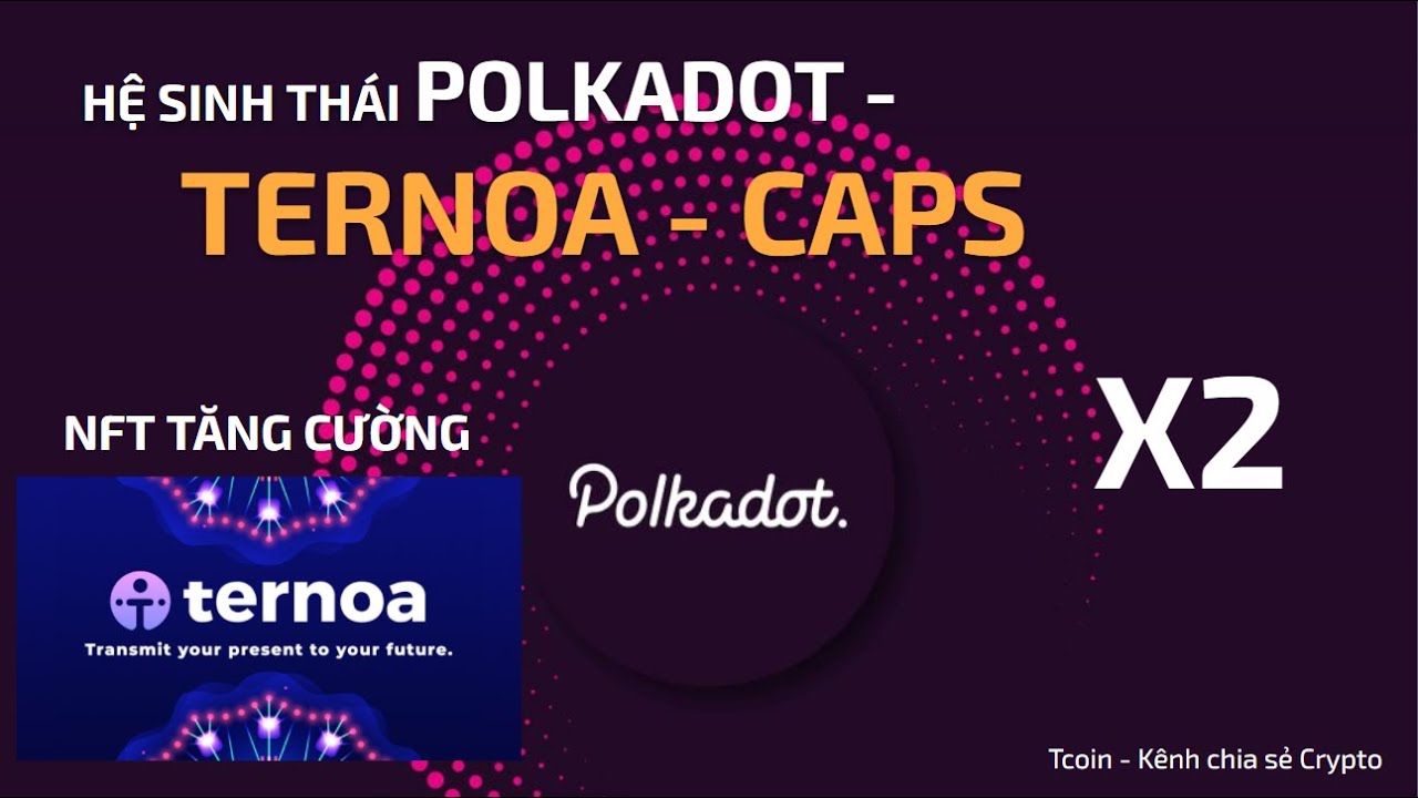 T179 - Hệ sinh thái DOT - Dự án Ternoa (CAPS) giải pháp NFT tăng cường tiềm năng - có ví lưu trữ ...