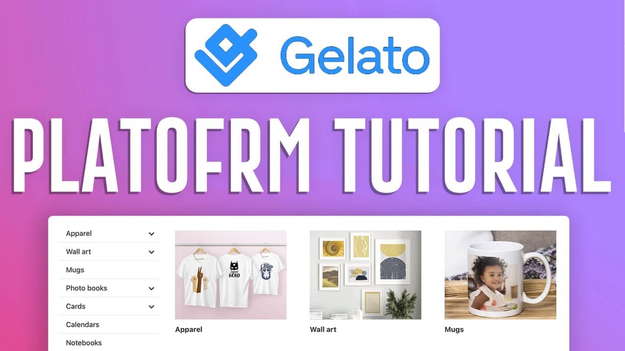 Gelato Print on Demand Platform Tutorial 2025 | Best Print on Demand ...