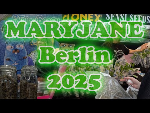 MARY JANE Berlin 2025 🍀 walking tour | Mary Jane Berlin 25 | largest Cannabis Expo | Germany 2025