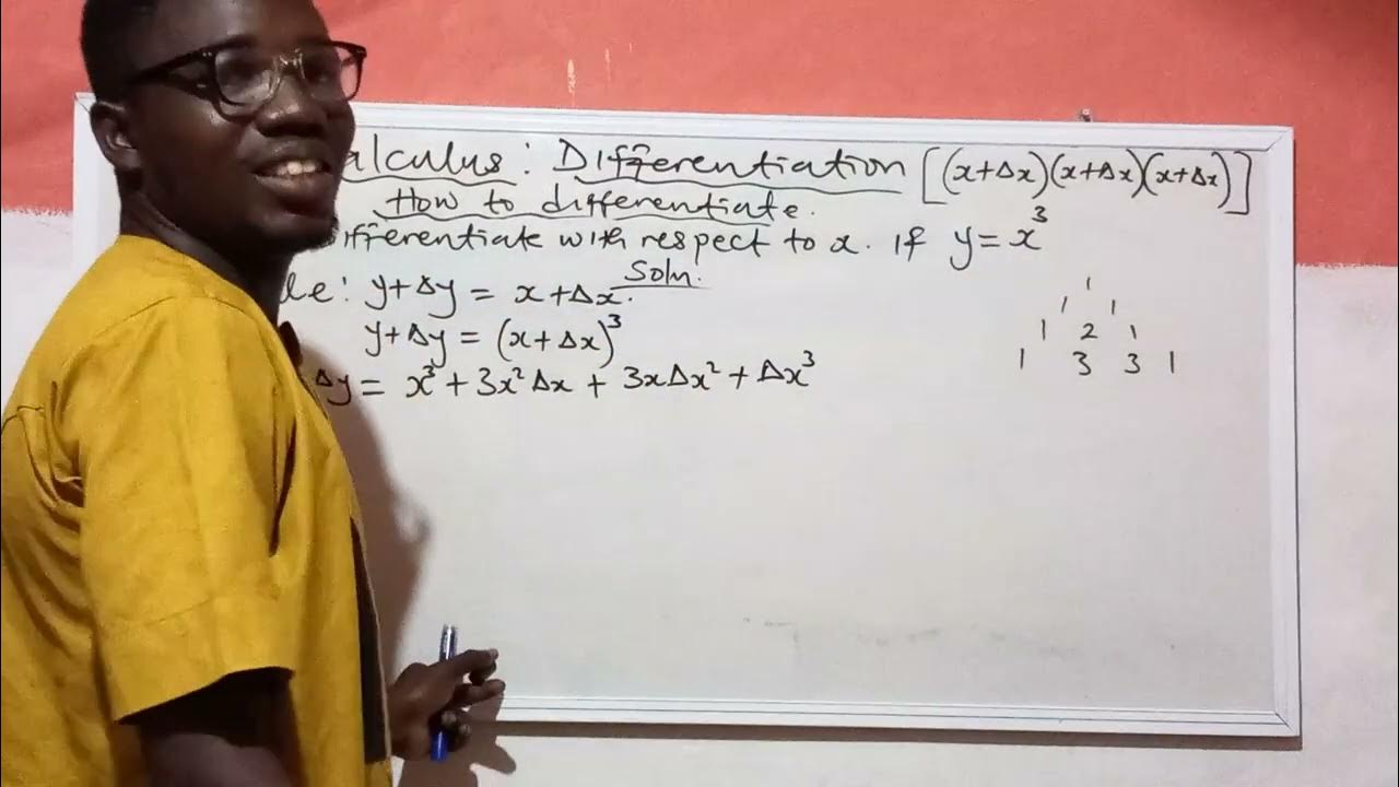 Example 2 on Differentiation using first principles "CALCULUS" - YouTube