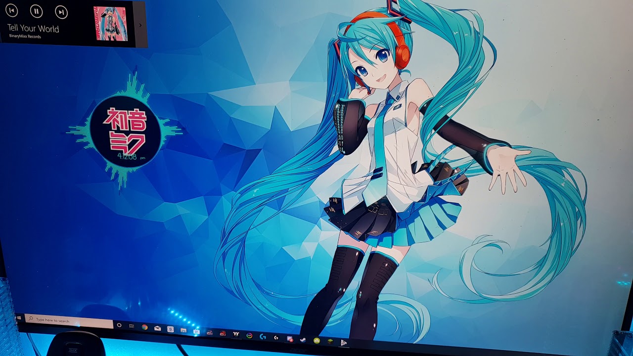 Hatsune Miku Gaming Setup 2 - YouTube