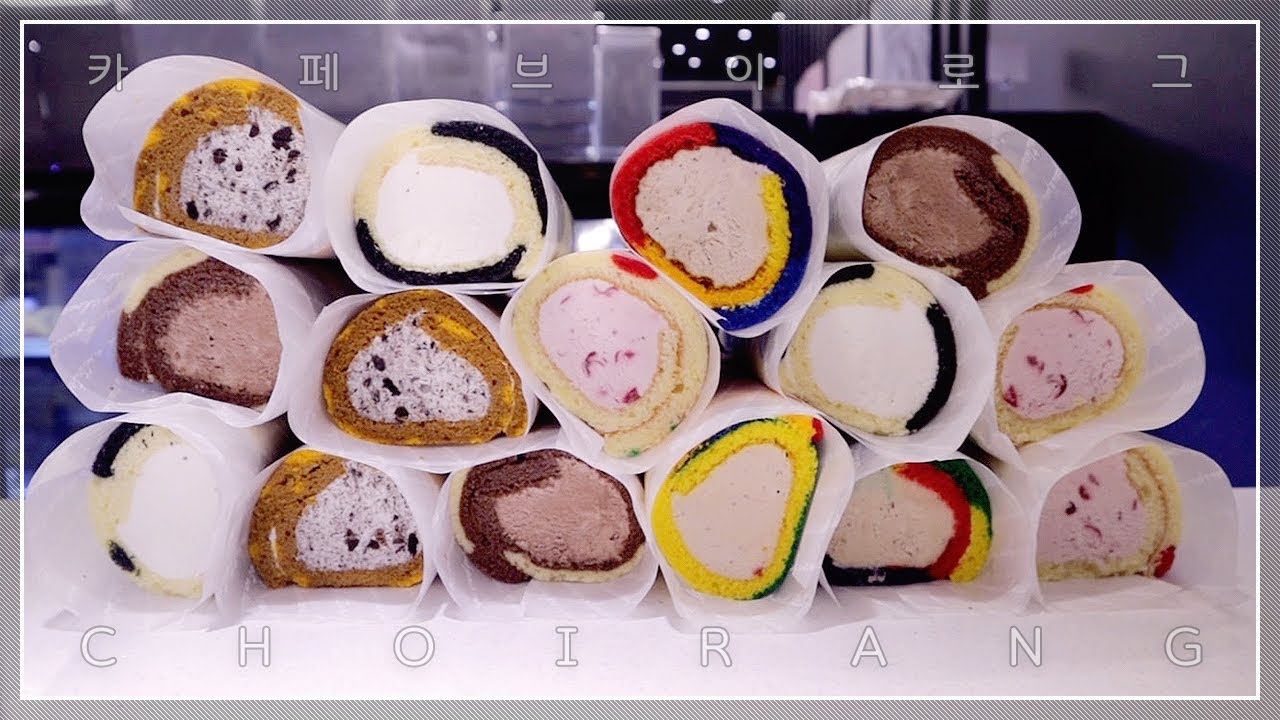 SUB)눈으로 먹고 맛으로 먹는~🍰 블레스롤 카페 브이로그 Bless Roll Cafe Vlog | 벚꽃 시즌 종료 | 오레오 ...