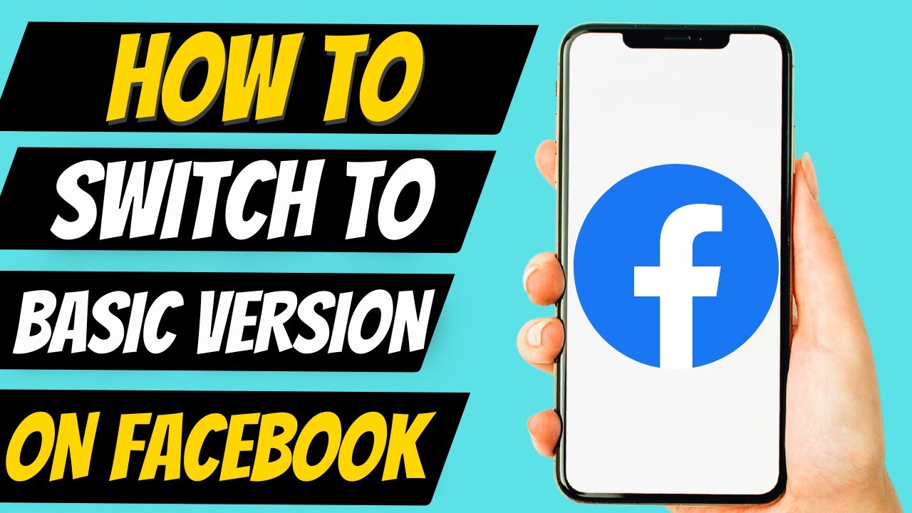 How To Switch To Facebook's Basic Version (2022) - YouTube