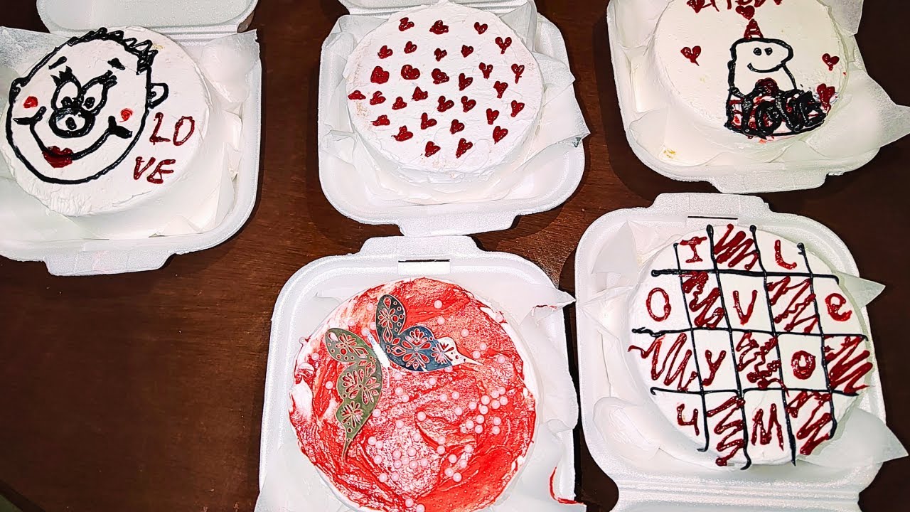 5 lunch box cake design in 10 minutes /cute lunch box cake / how to ...