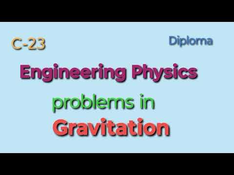 C-23 Engineering Physics problems in "Gravitation" - YouTube