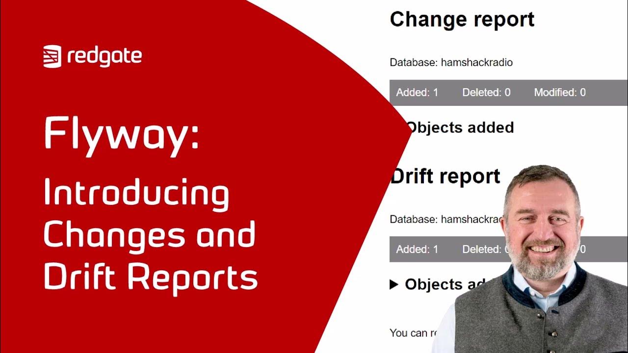 Introducing Flyway Check for Changes and Drift Reports | Redgate - YouTube