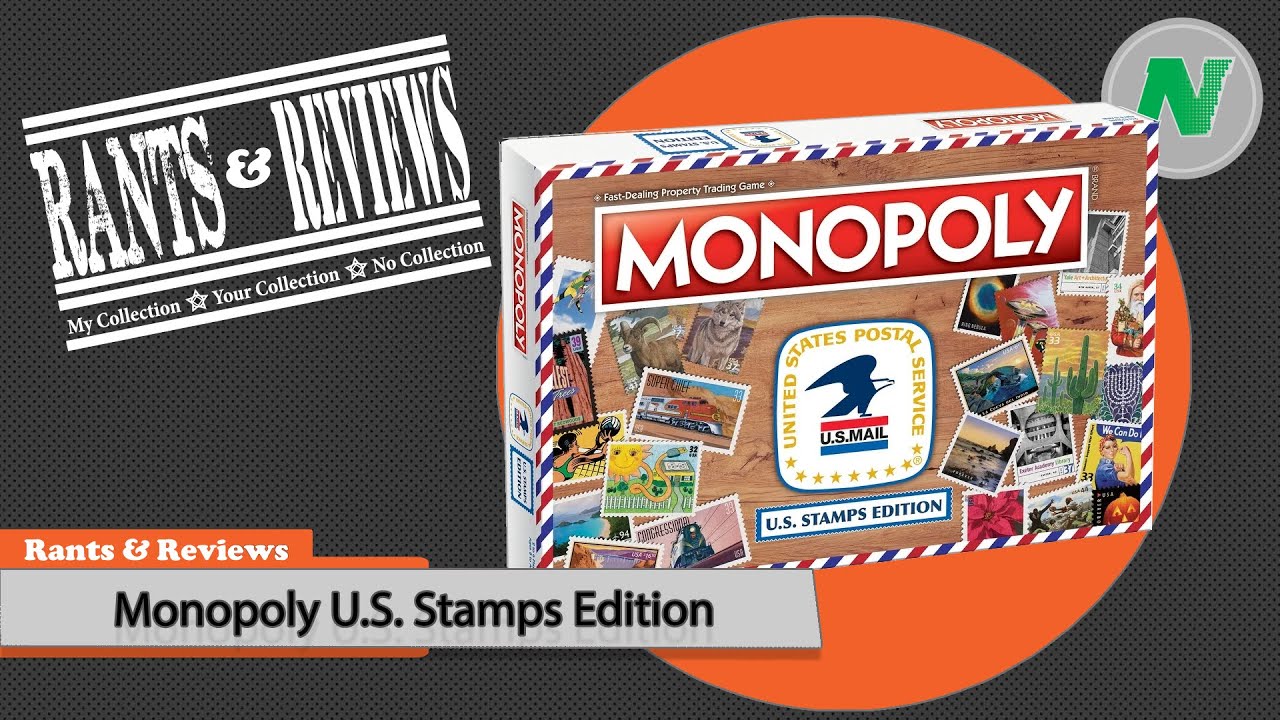 Rants And Reviews: Monopoly: US Stamps Edition - YouTube