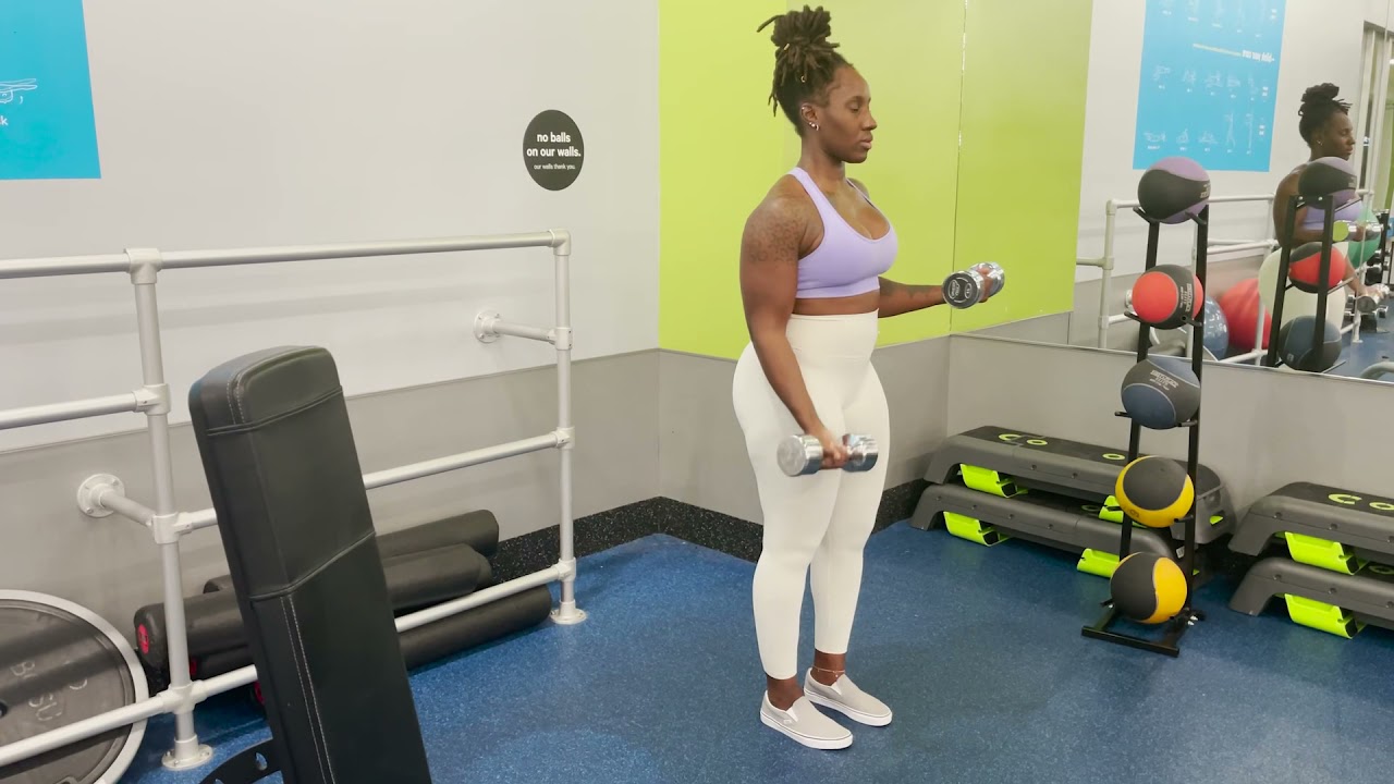 Iso Hold Bicep Curl Gym - YouTube