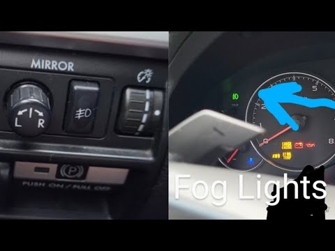 How to Find and Operate Fog Lights on a Subaru Legacy - YouTube