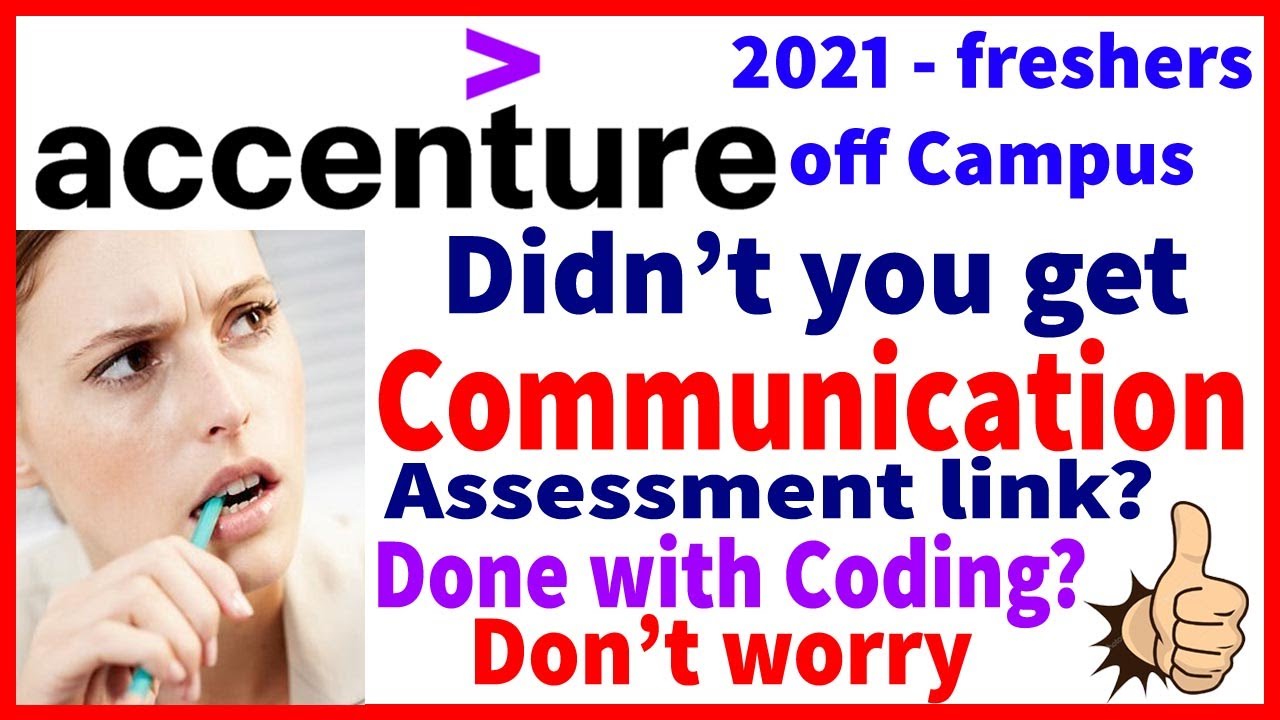 Accenture off campus 2021 | Accenture Cognitive and Technical ...