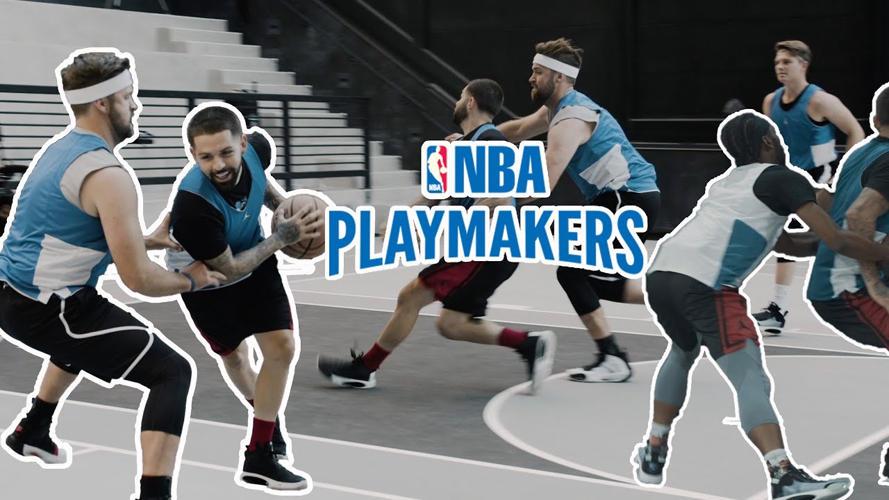 NBA PLAYMAKERS EPIC 5 on 5 battle | TEAM WHIT3 IVERSON vs TEAM FAMOUS ...