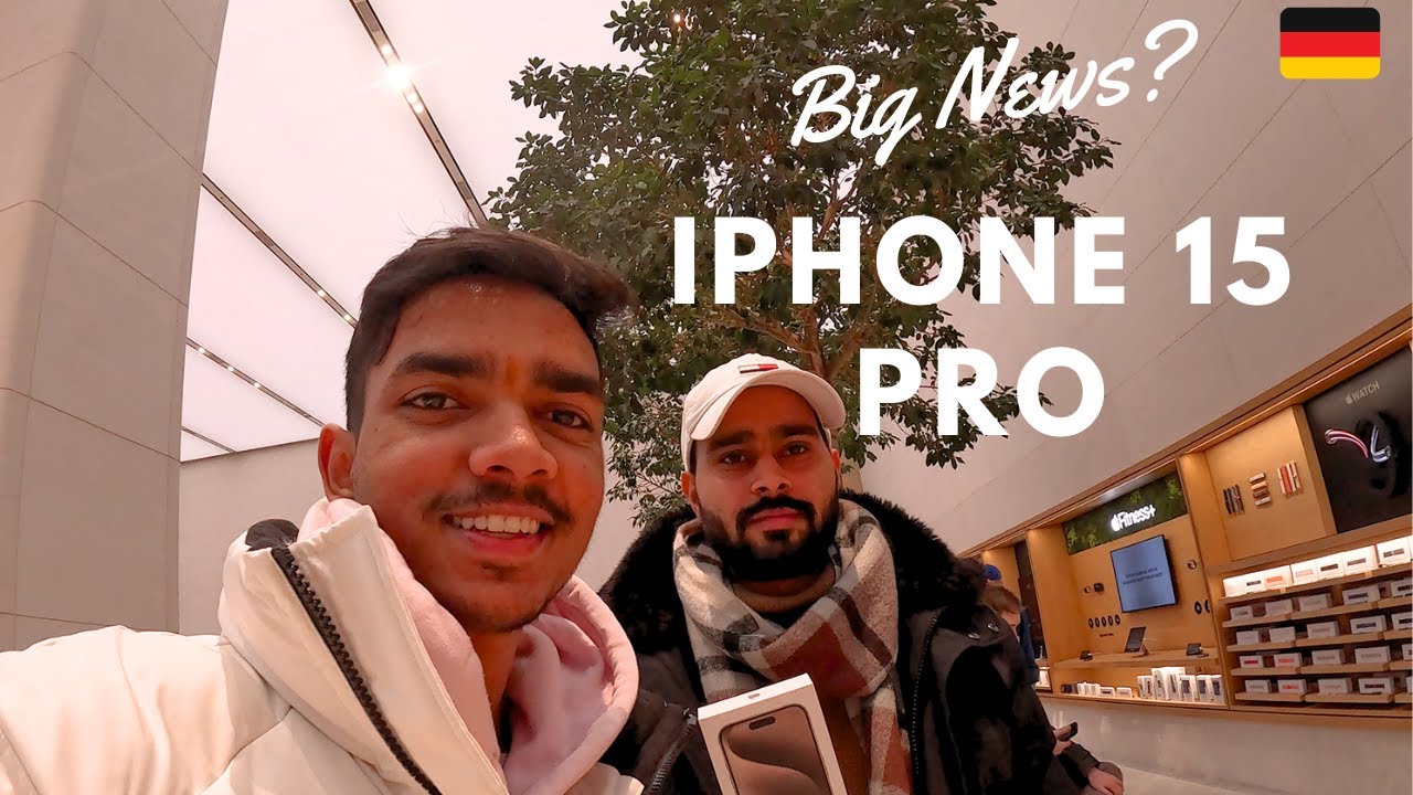 Buying IPhone 15 Pro in Germany | Vlog 28 | International Student - YouTube