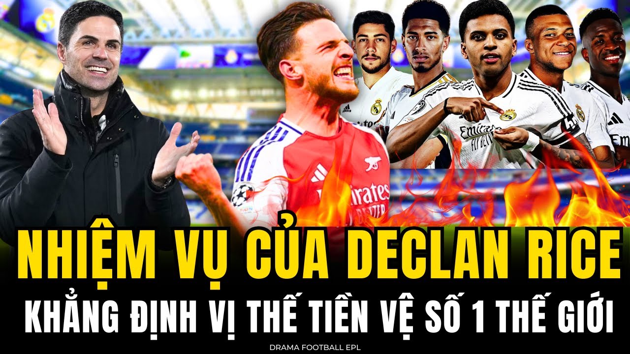 DECLAN RICE VÀ NHIỆM VỤ ĐẶC BIỆT : GIÚP ARSENAL ĐÁNH BẠI VÁN CƯỢC 400 ...