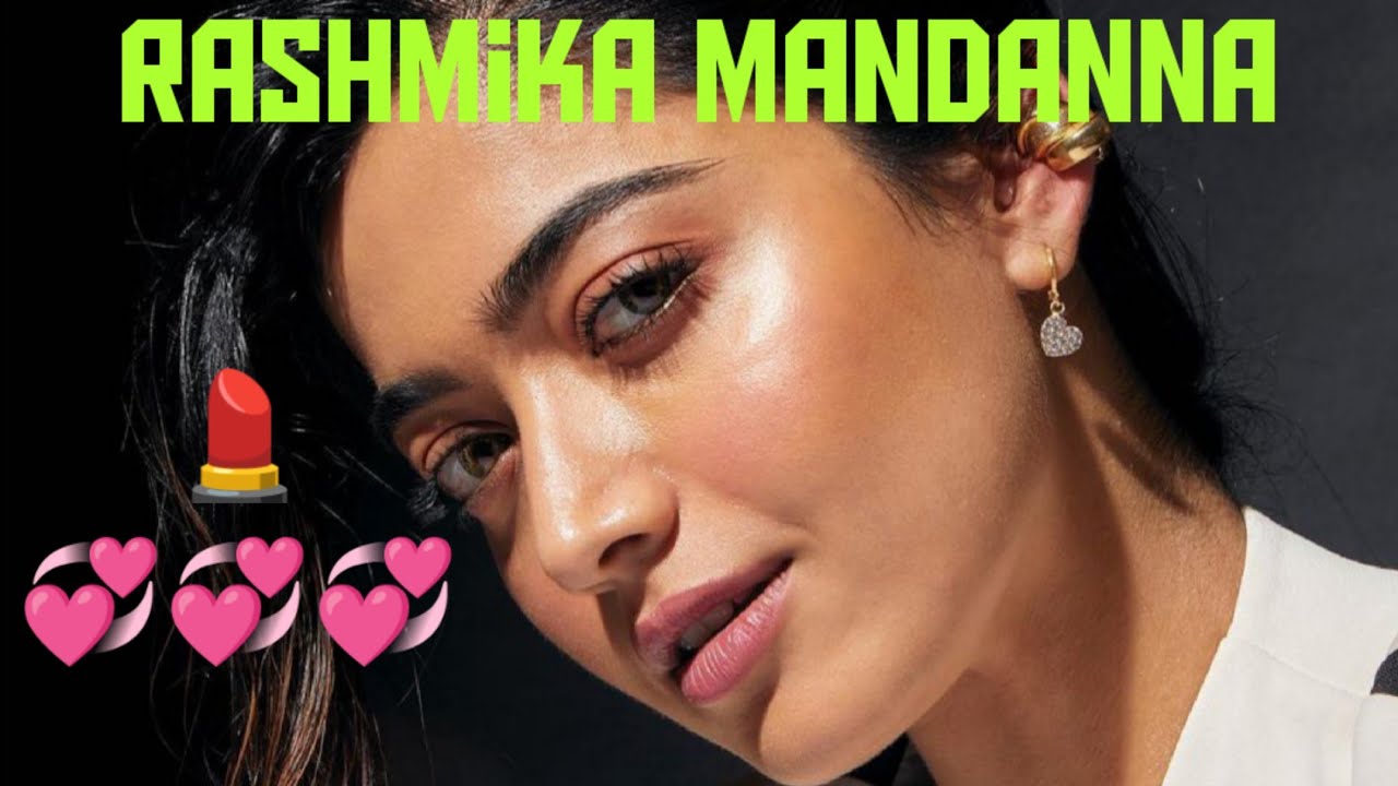 Rashmika Mandanna Hot face closeup 4K #face #nose #backless - YouTube